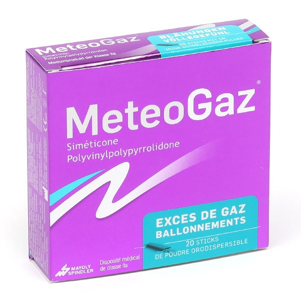 Meteogaz Ballonnements intestinaux sticks - Trouble digestif