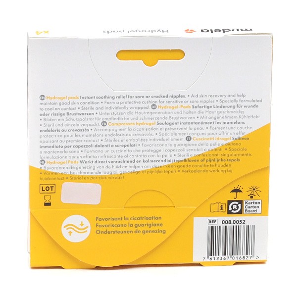 Medela Compresses d’hydrogel pour l’allaitement - En cas de crevasses