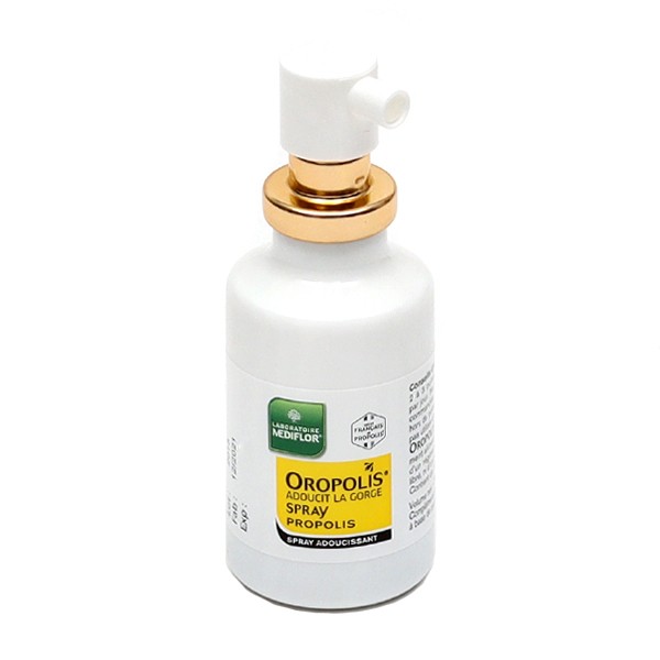 Spray gorge propolis Oropolis Médiflor - Adoucit et soulage