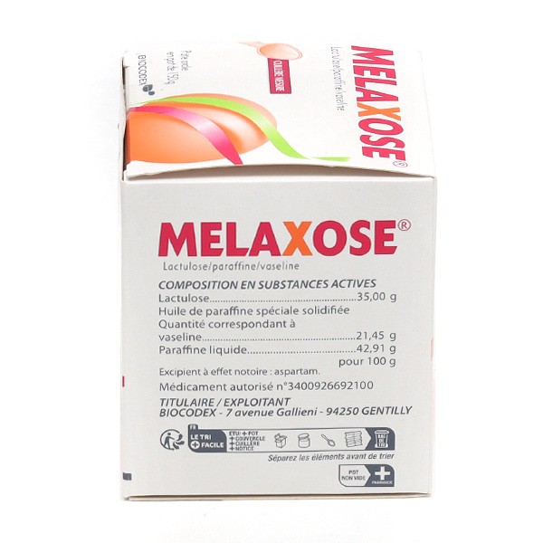 Melaxose gelée en pot - Médicament contre la constipation - Laxatif