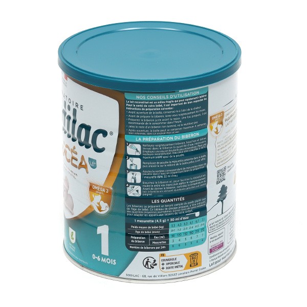 Modilac Doucéa 1 Lf+ Lait infantile 0-6 mois | Sans huile de palme