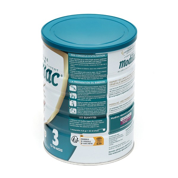 Modilac Riz 3 lait bébé - Allergie au lait de vache - APLV - Dès 1 an