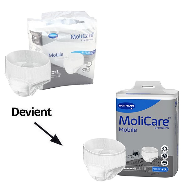 MoliCare Premium Mobile slips absorbants Absorption 10 - Pants pour ...