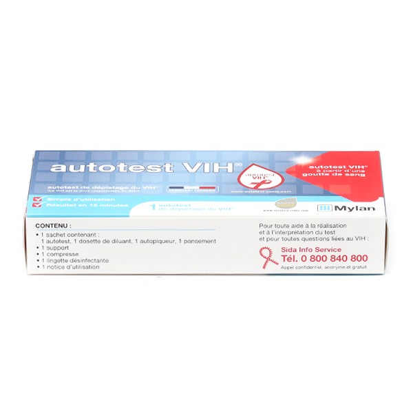 Auto test VIH - Dépistage sida : prévention MST, HIV