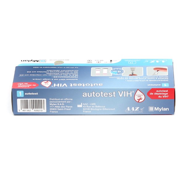 Auto test VIH - Dépistage sida : prévention MST, HIV