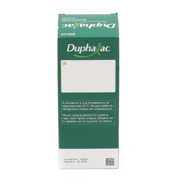 Duphalac sirop médicament contre la constipation - Laxatif - Lactulose