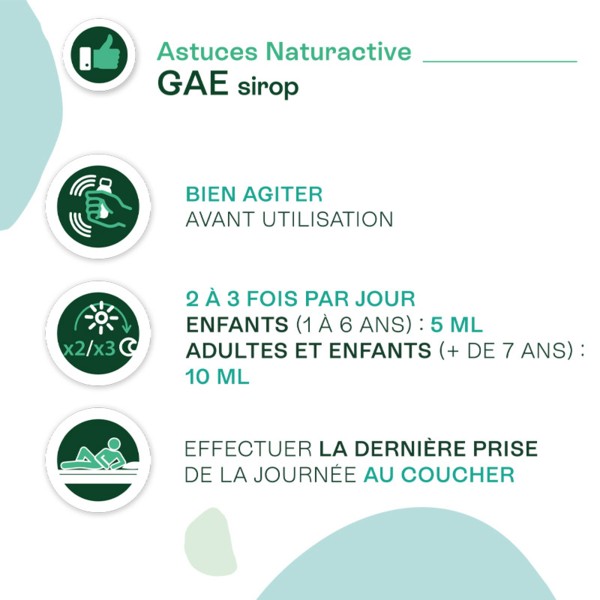 Naturactive sirop aux essences -Toux sèche ou grasse - Gorge irritée