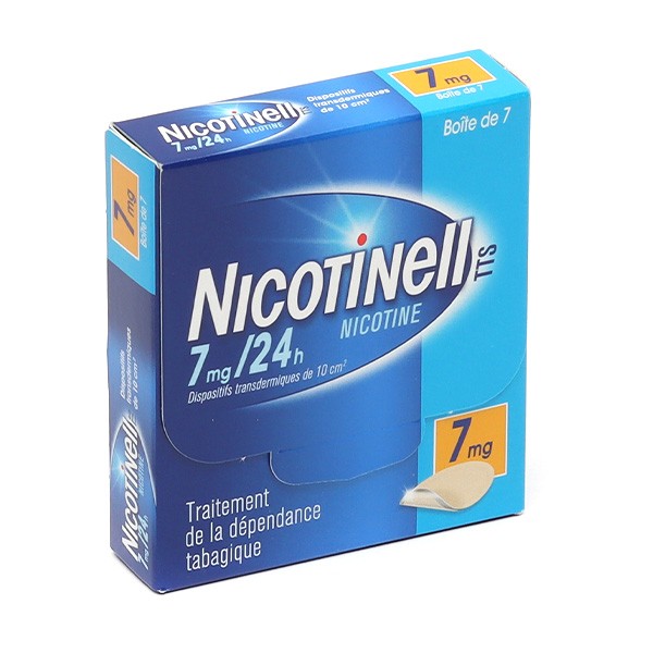 Nicotinell 7 mg /24 h Patch nicotine - Arrêt tabac - Sevrage tabagique