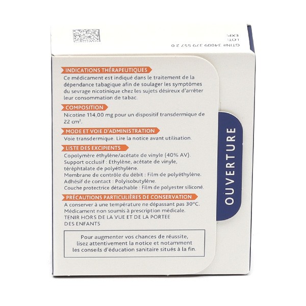 Niquitin 21mg / 24h Patchs nicotine - Sevrage tabagique