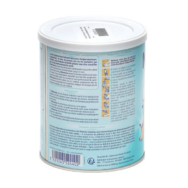 Novalac Allernova Lait bébé - Allergie protéines laits de vache