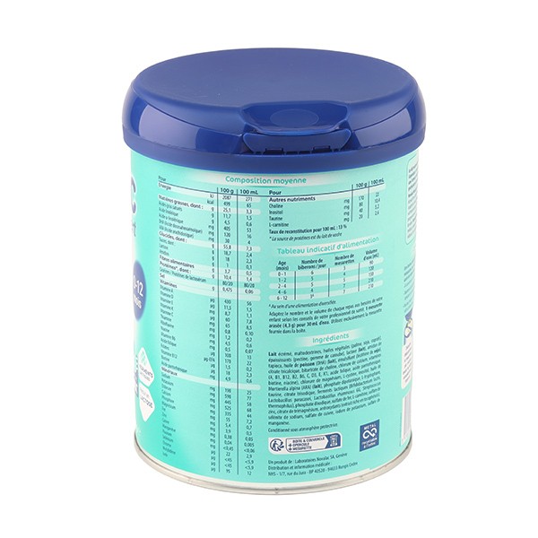 Novalac Novagest+ lait 0-12 mois - Troubles digestifs - Régurgitations