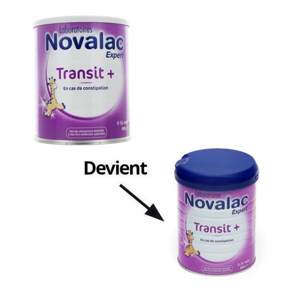 Novalac Transit+ 0-36 mois - Lait infantile en poudre - Constipation
