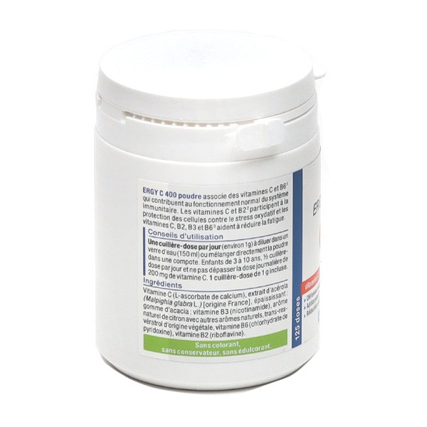 Nutergia Ergy C 400 poudre - Défenses naturelles, fatigue
