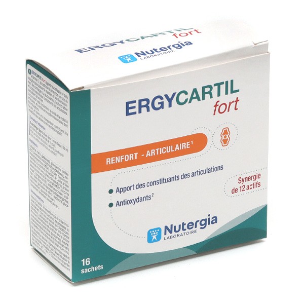 Nutergia Ergycartil Fort sachets pour confort articulaire - Curcuma