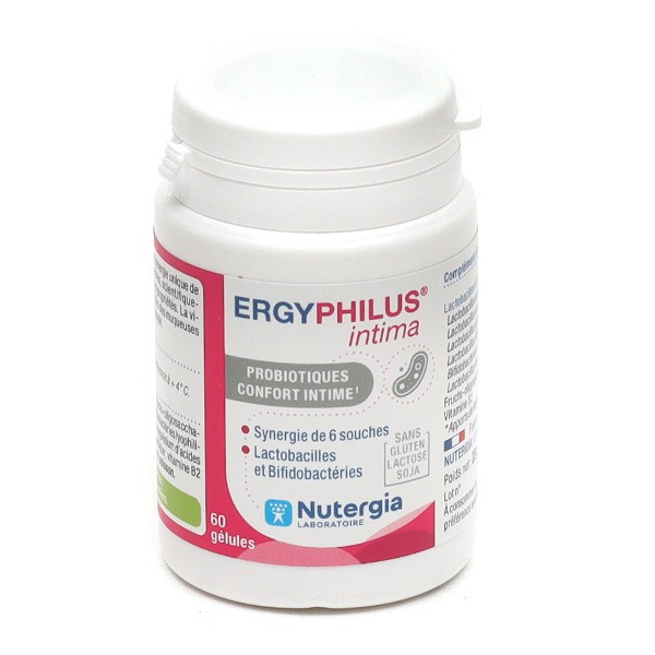 Nutergia Ergyphilus Intima gélules - Probiotiques Flore Intime