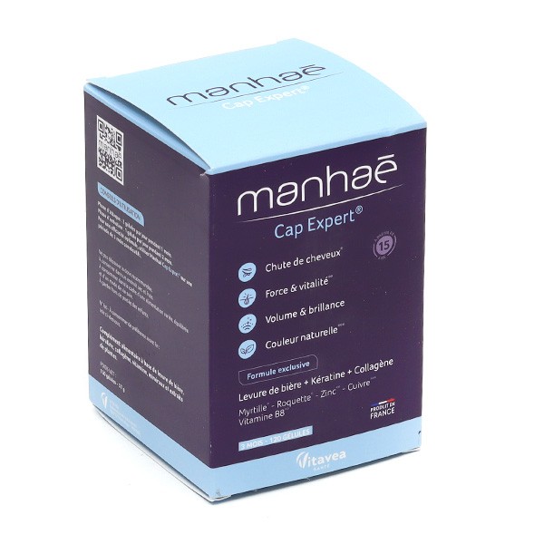 Vitavea Manhaé Cap Expert 120 gélules - Beauté et santé des cheveux
