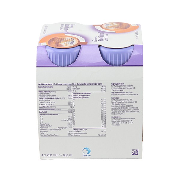 Nutricia Fortimel Extra 2 kcal chocolat caramel - HP HC - Dénutrition