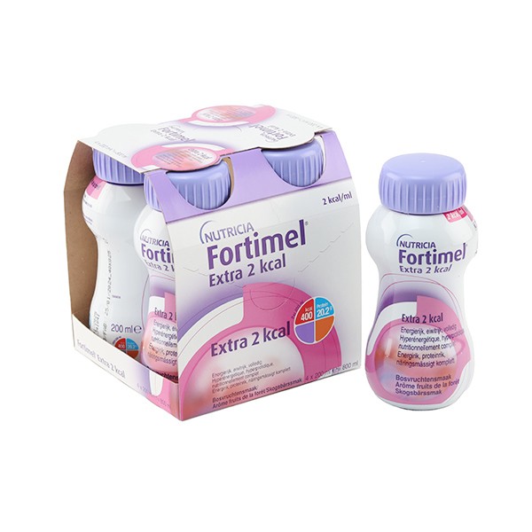 Nutricia Fortimel Extra 2 kcal fruits de la forêt HP HC - Dénutrition