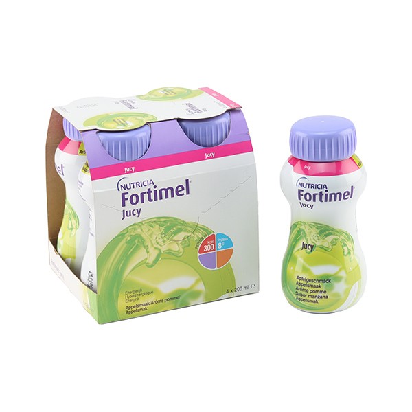 Nutricia Fortimel Jucy Pomme - Jus de fruits hyperénergétique - Dénutrition