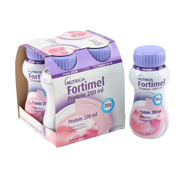 Nutricia Fortimel Protein Fraise - Hyperprotéiné + hypercalorique