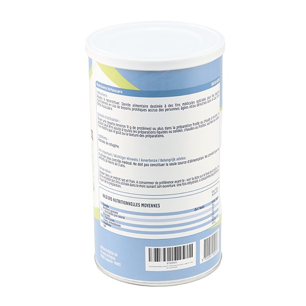 Nutrisens Forteocare poudre de protéines - Goût neutre - Fonte muscles