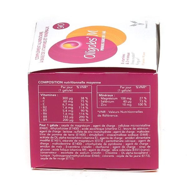 Oligobs M 90 gélules - Complément alimentaire - Vieillissement