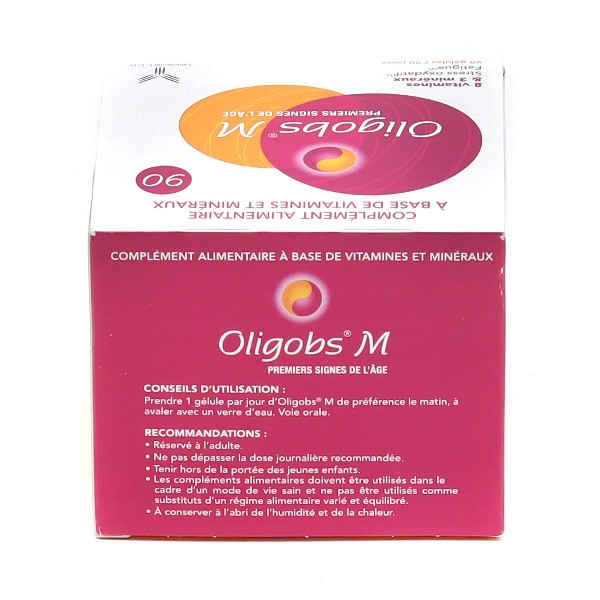 Oligobs M 90 gélules - Complément alimentaire - Vieillissement