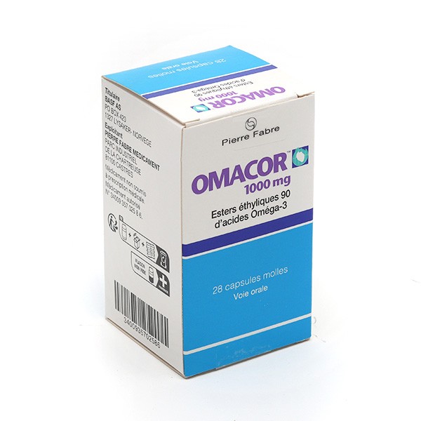Omacor capsules contre le Cholestérol et les Triglycérides