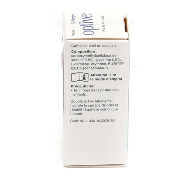 Optive collyre Yeux secs lubrifiant en flacon - Secheresse oculaire