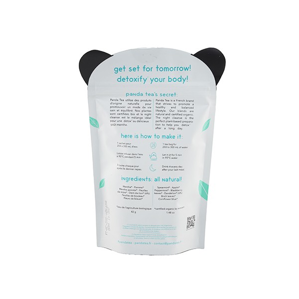 Panda Tea Night Cleanse Infusion détox sachets - Infusion menthe bio