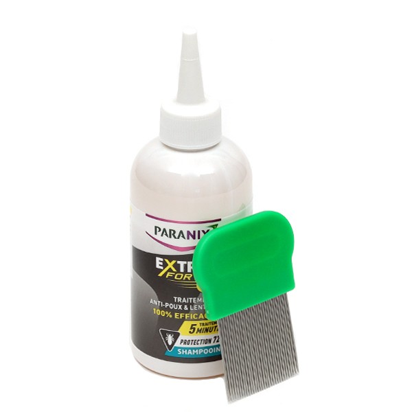 Paranix Extra Fort shampooing anti poux et lentes + peigne - Dès 2 ans