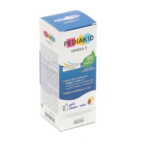 Pediakid omega 3 sirop Enfant - Mémoire et concentration