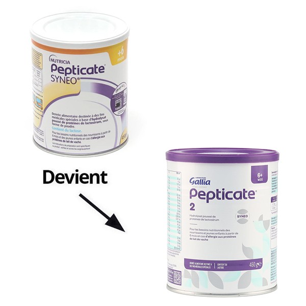 Gallia Pepticate Syneo +6 mois - Allergie aux protéines de lait de vache