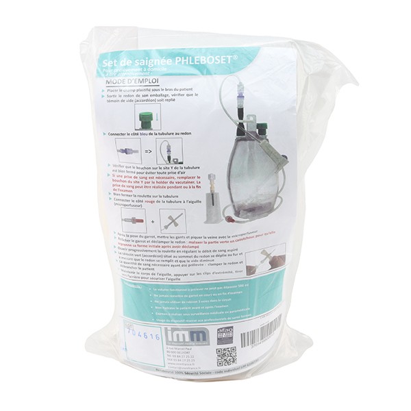 Set de saignée Phleboset - Redon - Pour prélèvement à domicile