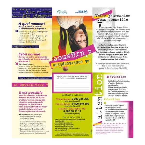 Norlevo Levonorgestrel - Pilule du lendemain - Contraception d'urgence