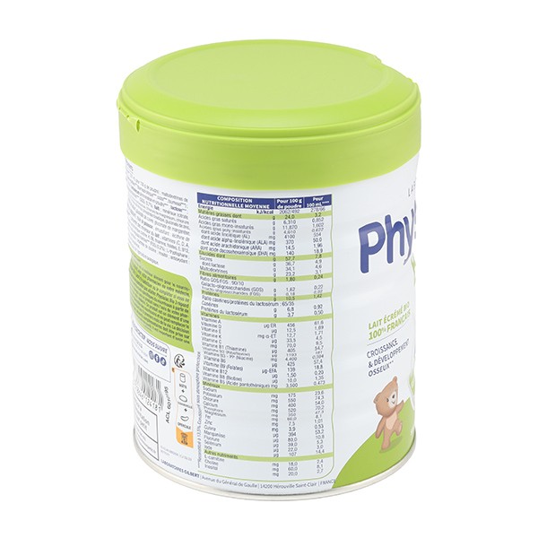 Physiolac Bio Lait de croissance 3e âge - Bébé de 10 mois à 3 ans