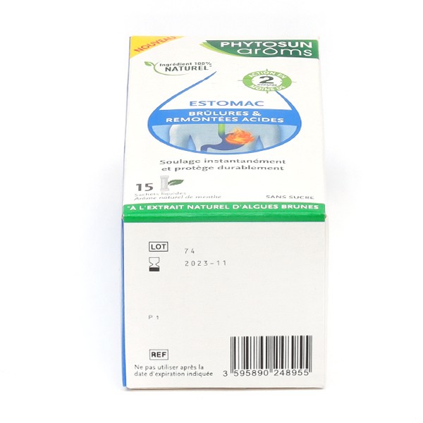 Phytosun Arôms Brûlures d'estomac, remontées acides sachets