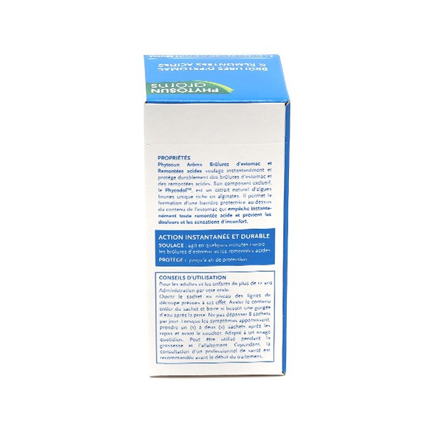 Phytosun Arôms Brûlures d'estomac, remontées acides sachets