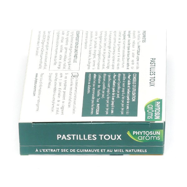 Phytosun Arôms pastilles toux sèche et grasse - Miel, guimauve