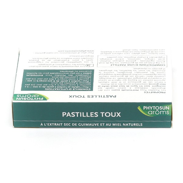 Phytosun Arôms pastilles toux sèche et grasse - Miel, guimauve