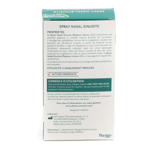 Phytosun Arôms spray nasal sinusite - Action immédiate