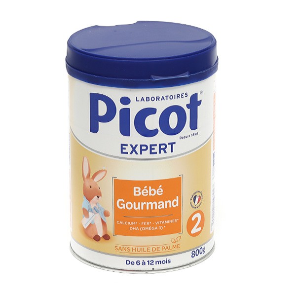 Picot Expert lait 2ème âge Bébé Gourmand - Satiété de 6 à 12 mois