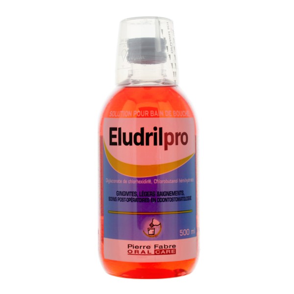 Eludril Pro bain de bouche antiseptique - Gingivites, post opératoire