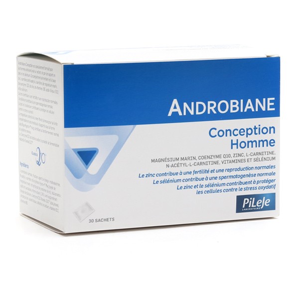 Pileje Androbiane Conception Homme30 sachets - Fertilité