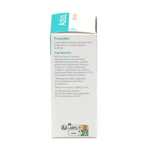 Pileje Azéol sirop - Adoucir la gorge, bien être respiratoire