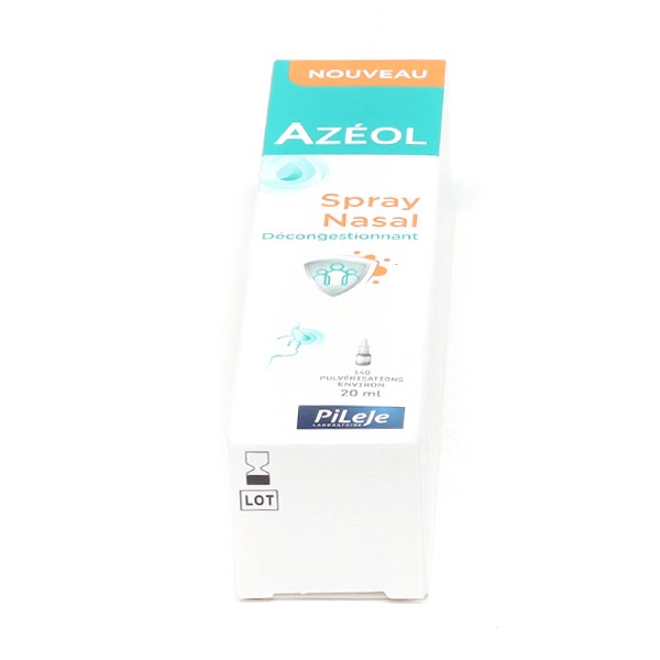 Pileje Azéol spray nasal - Décongestionnant - Nez bouché