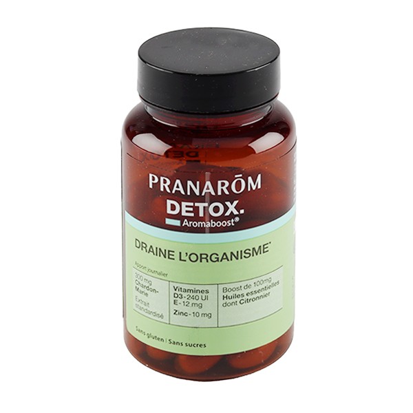 Pranarom Détox Aromaboost capsules - Drainage de l'organisme