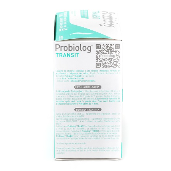 Probiolog Transit sachet - Probiotiques et Fibres - Constipation