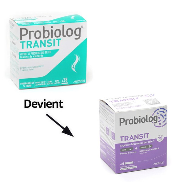 Probiolog Transit sachet - Probiotiques et Fibres - Constipation