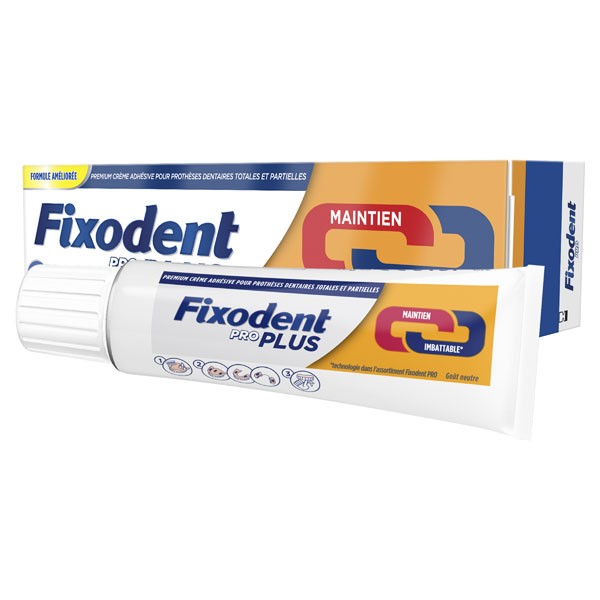 Fixodent Pro Plus Duo Action Crème adhésive - Prothèse dentaire